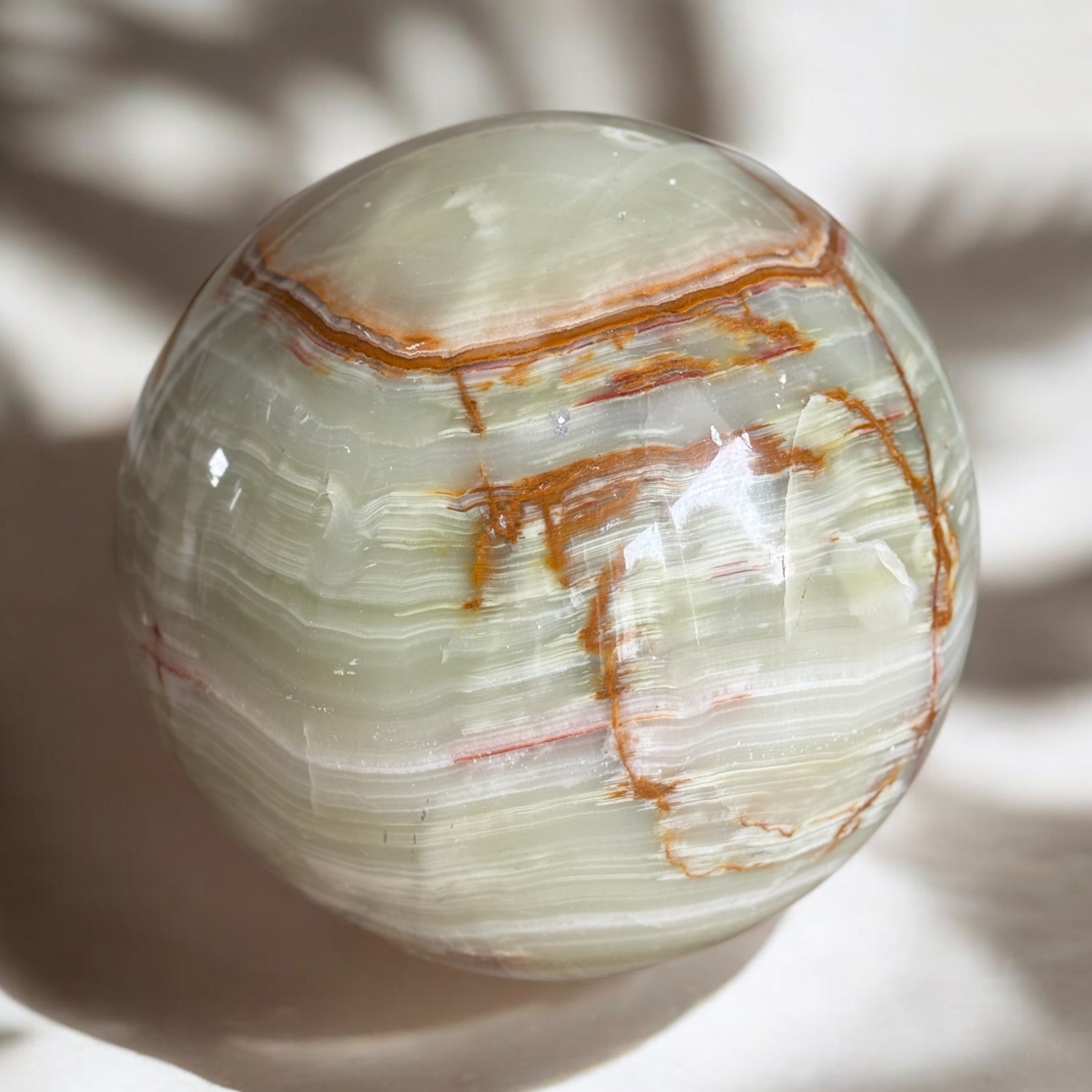 Grüner Onyx Kugel XL 35Kg – awaker